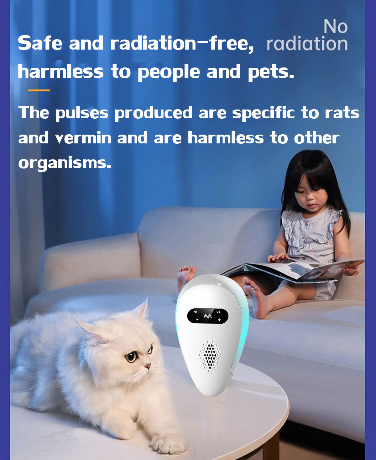 360' full coverage of ultrasound penghalau tikus Rat repellent ...