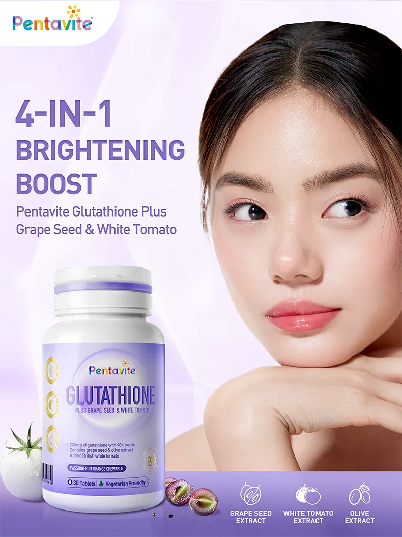 【Skin Brightening Trio】Pentavite Vitamin C (Tropical Berry) (1 bottle ...