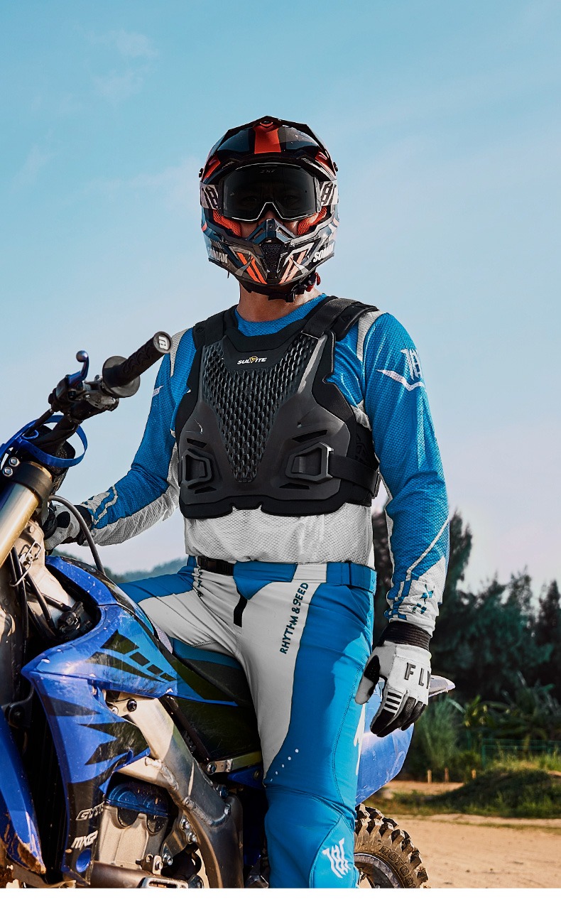 SULAITE Motorcycle OFF-road Armor Rib Chest Protection ATV MTB Downhill ...