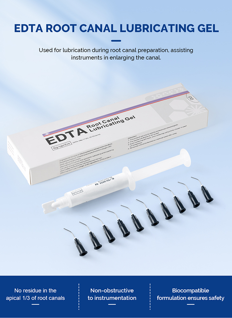 6g EDTA Endo Gel Syringe for Cleansing of Root Canal Preparation Endo ...