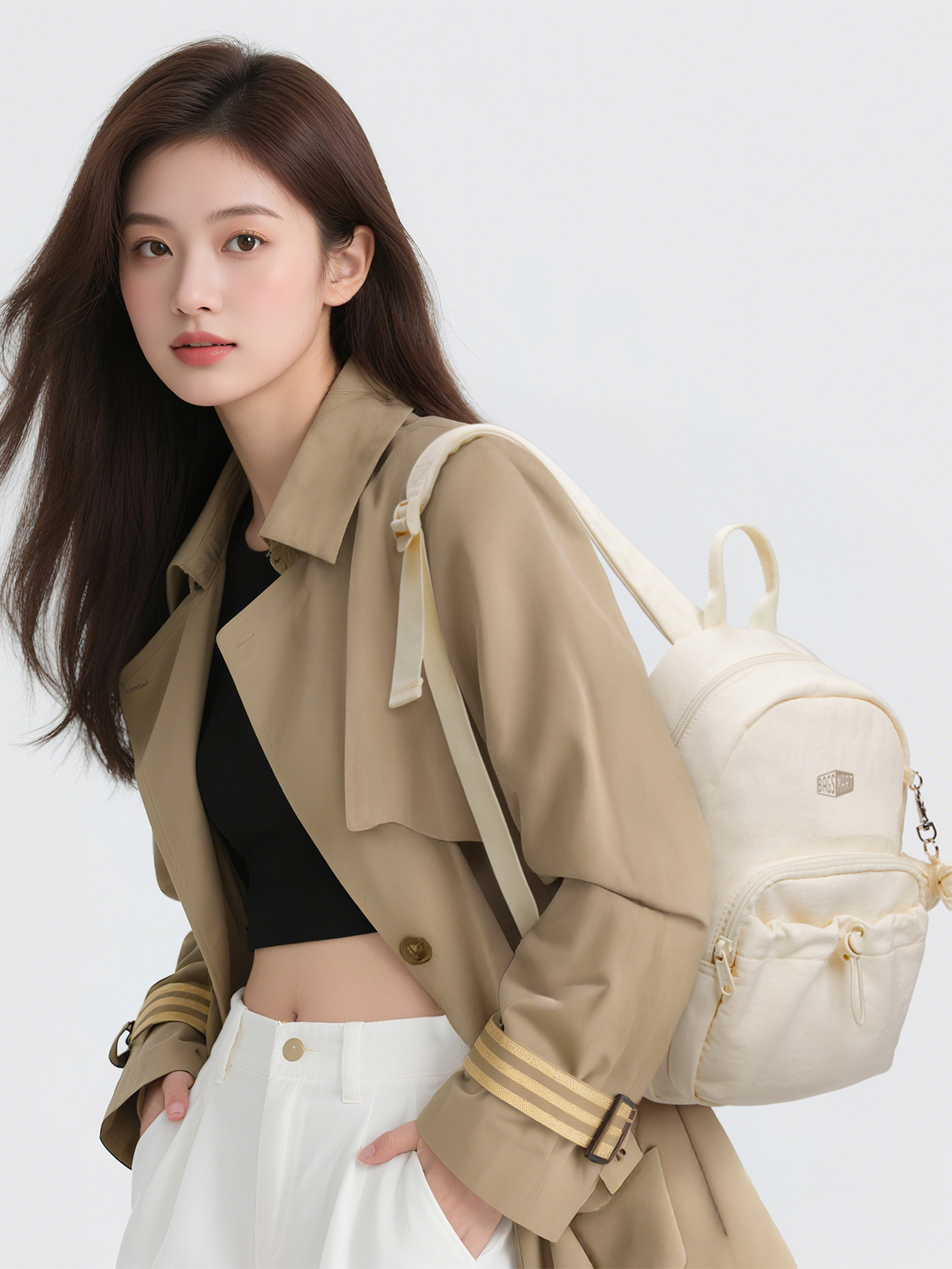 BAGSMART Trendy Mini Backpack for Women Lightweight Cute Casual Daypack ...
