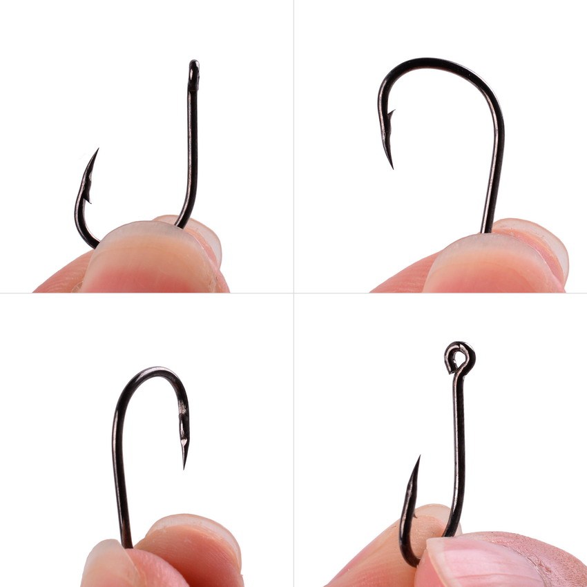 Fish Hook Set High Carbon Steel Barbed Fish Hooks For Saltwater ...