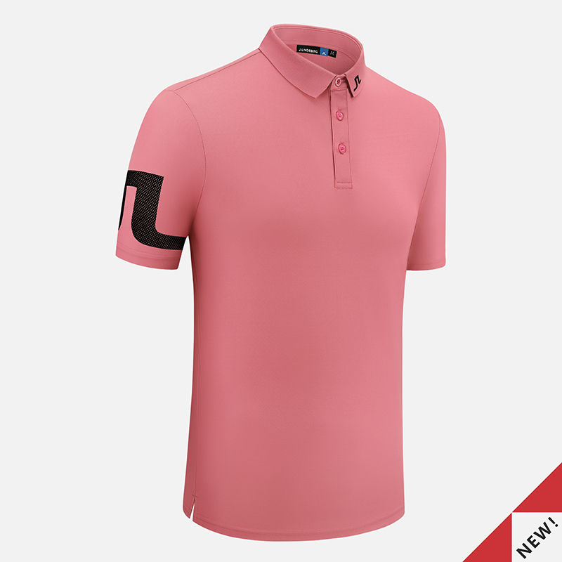 JL Golf Short Sleeve T-shirt Men's Summer Comfort Sports Polo Shirt ...