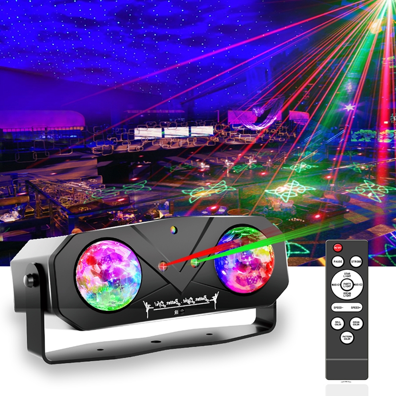 KTV atmosphere lights, LED water ripple lights, laser rainbow lights ...