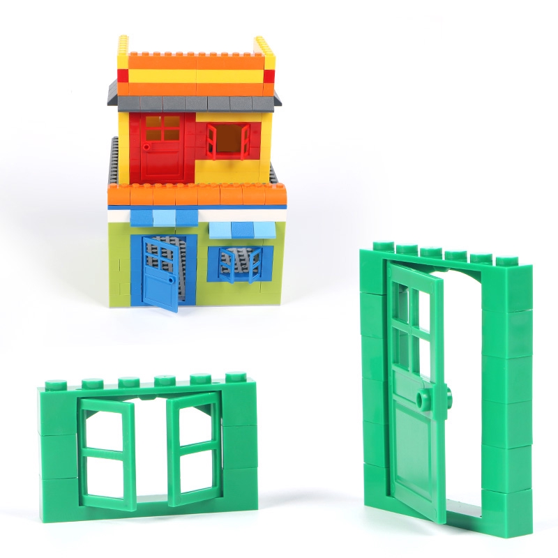102pcs Door Window Bricks Bulk DIY Building Blocks Set Compatible with ...
