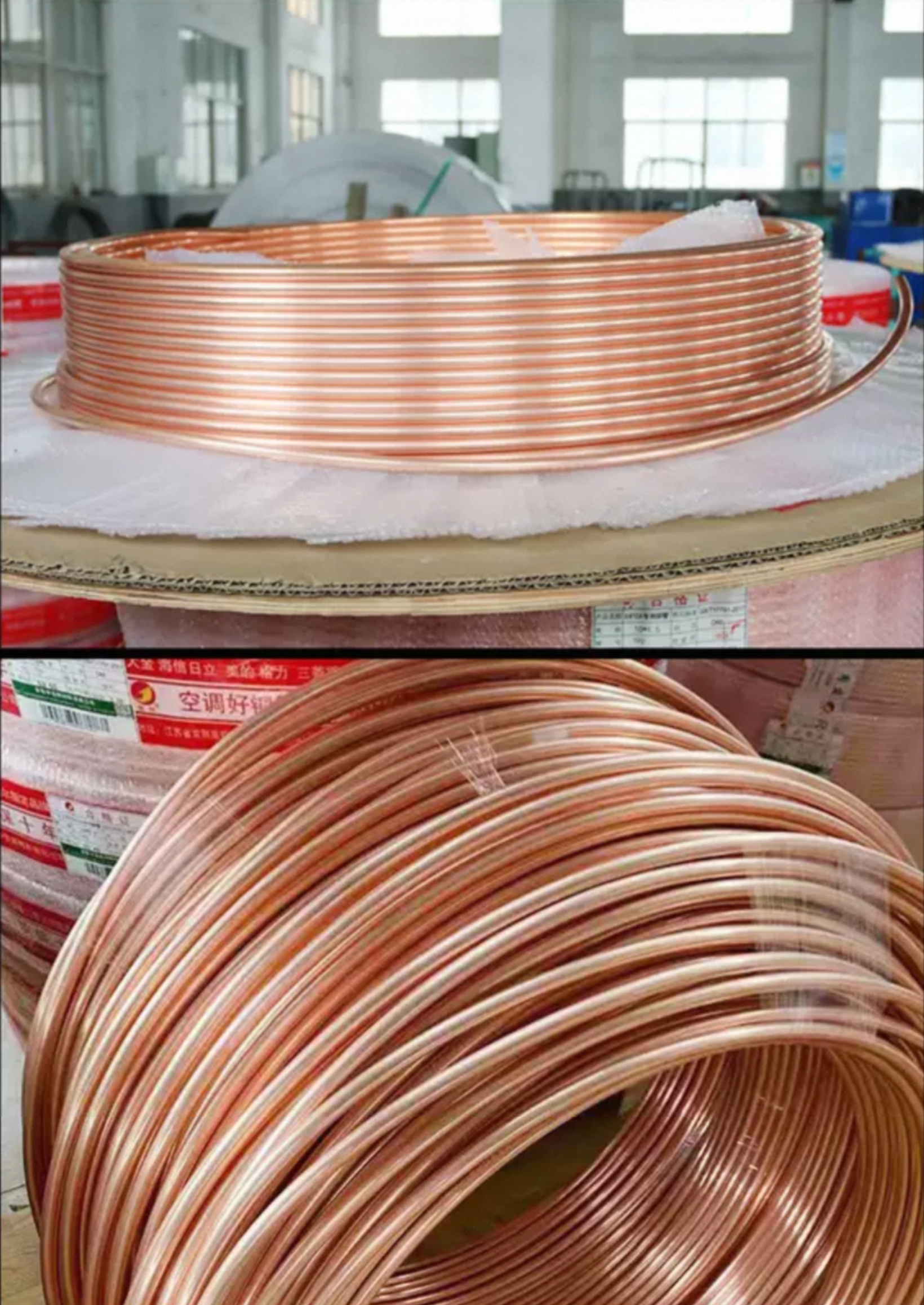 1m-T2 copper tube 2/3/4/5/6/8/10/12/16/22 mm capillary pipe soft state copper coil air ...