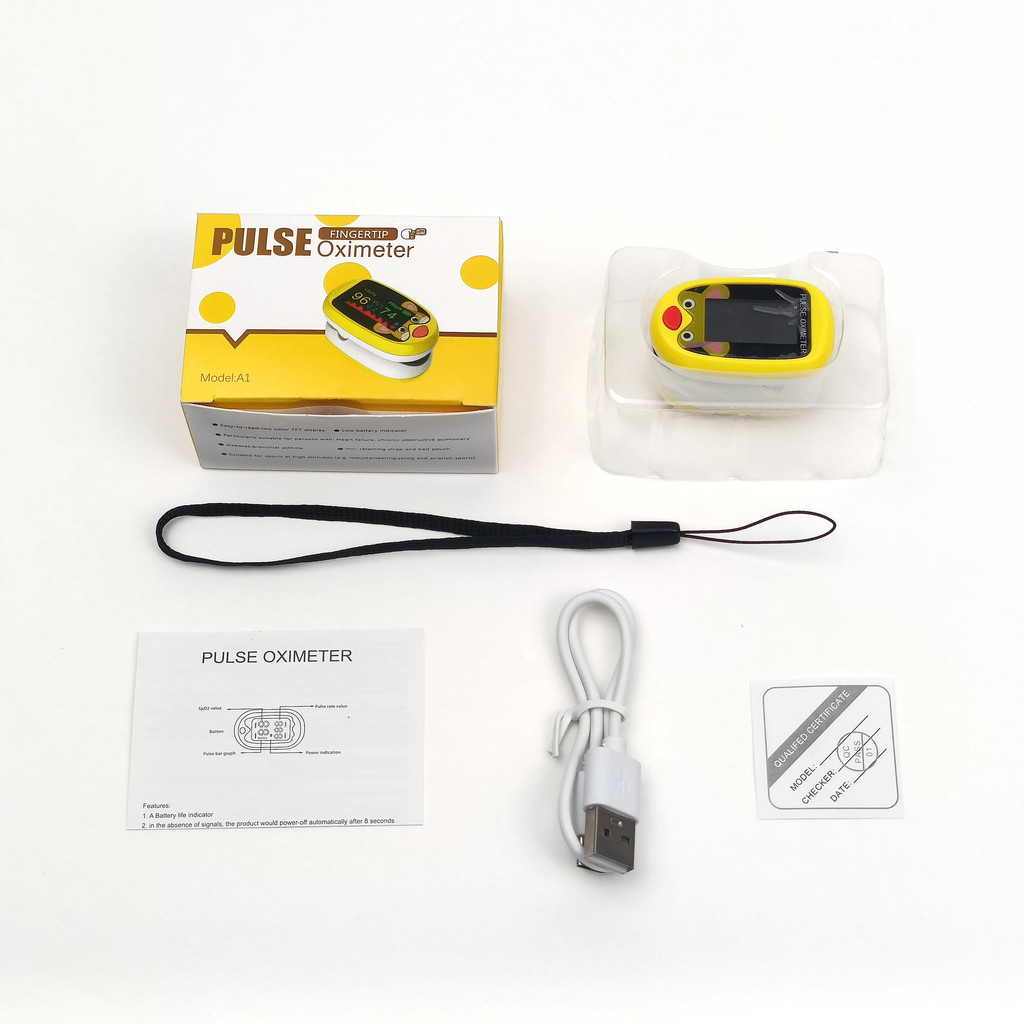 Rechargeable Child Finger Clip Medical Oximeter, Nurse, Pediatric ...