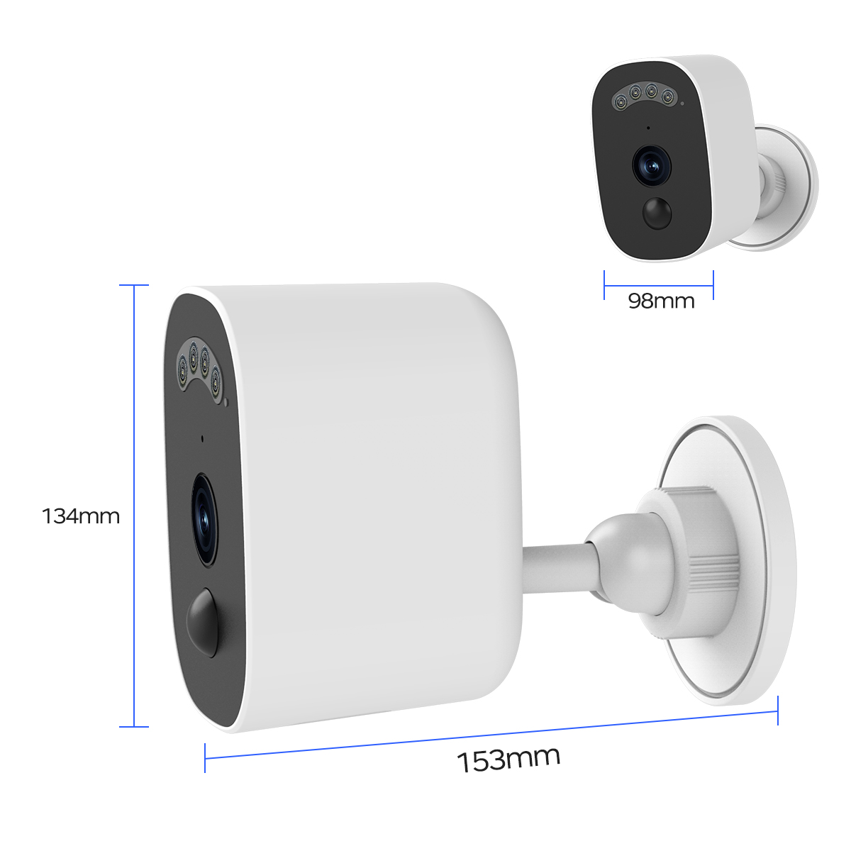 JOOAN 2K HD IP Camera Outdoor WiFi Surveillance Camera Human Detect ...