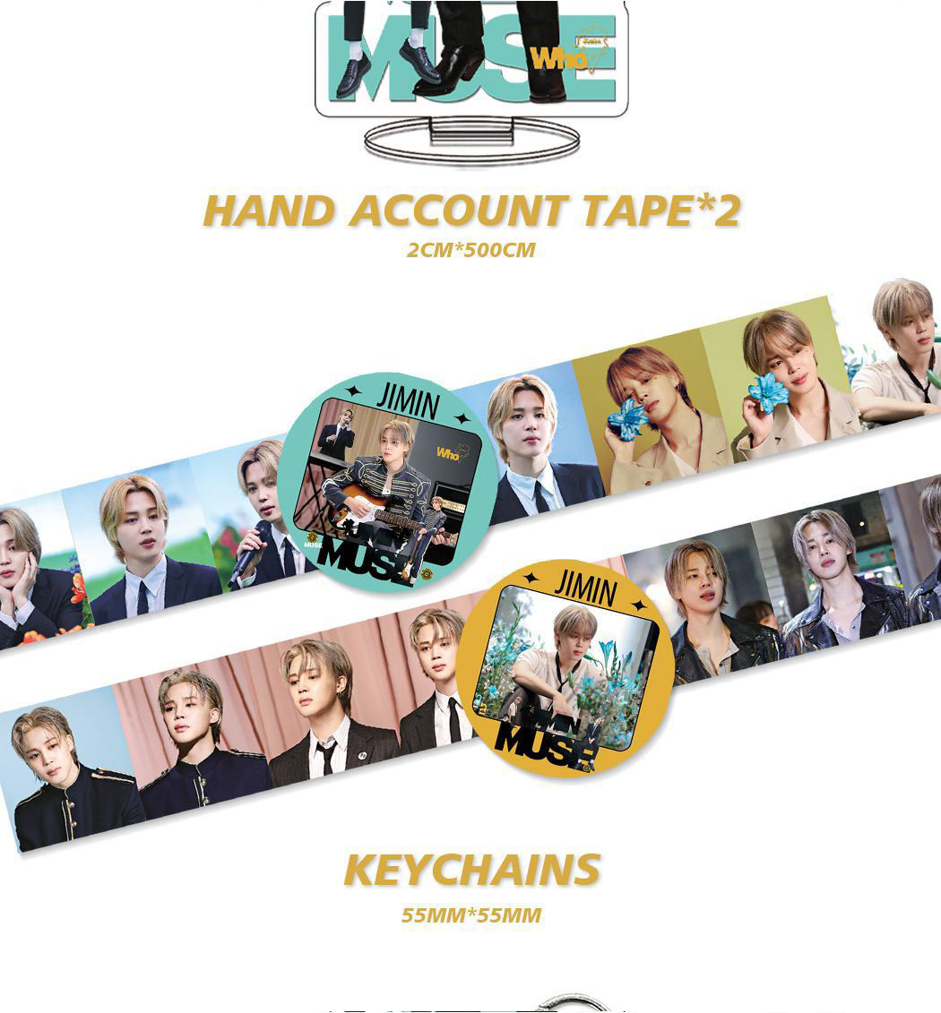 ((JIMIN/BTS) Merchandise Standing Card Sticker Gift Box jimin Album ...