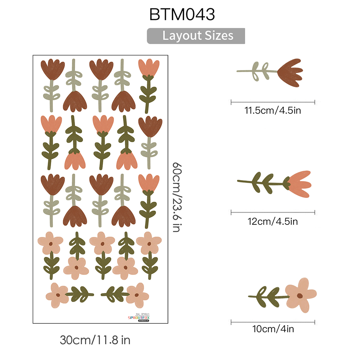 DIY Creative Wall Stickers, Floral, Green Leaf, and Other Plant Wall ...