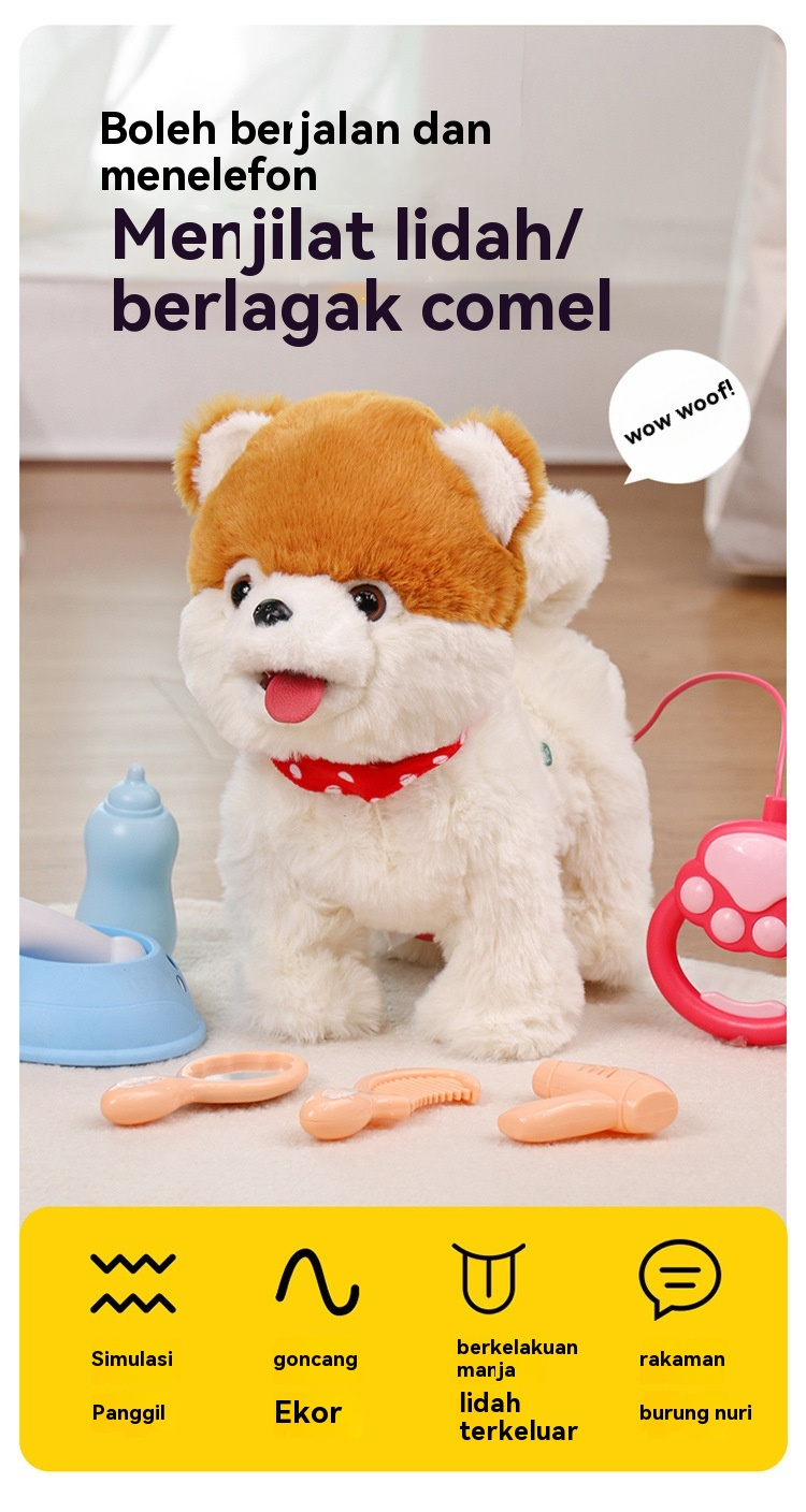 Smart Talking Dog Robot TERBARU 2024 | Anjing Mainan Bijak Boleh ...