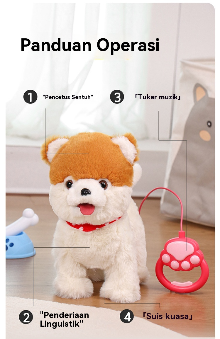 Smart Talking Dog Robot TERBARU 2024 | Anjing Mainan Bijak Boleh ...