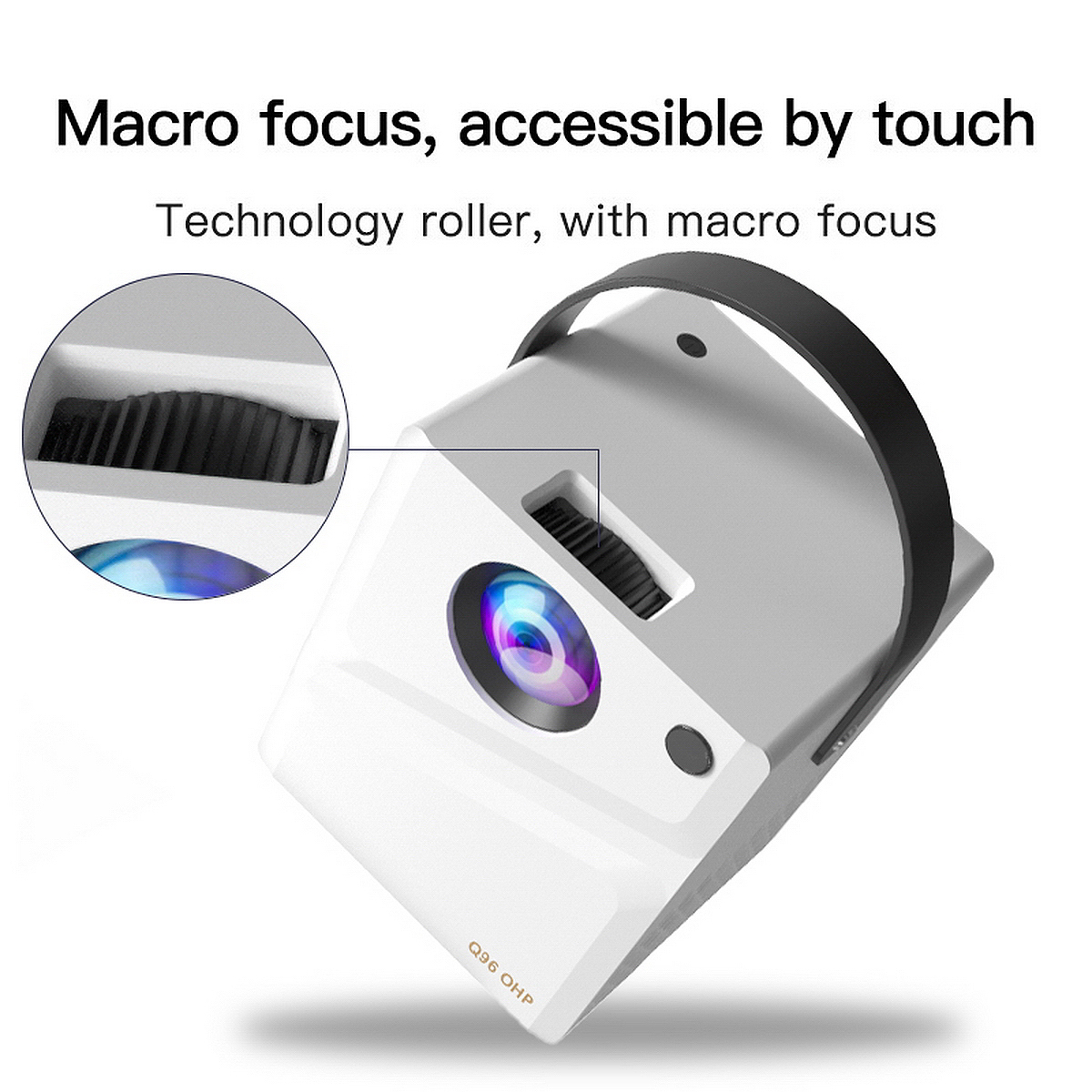 Q96 OHP Projector 4.2 Intelligent 4K Full HD Smart Portable Mini ...