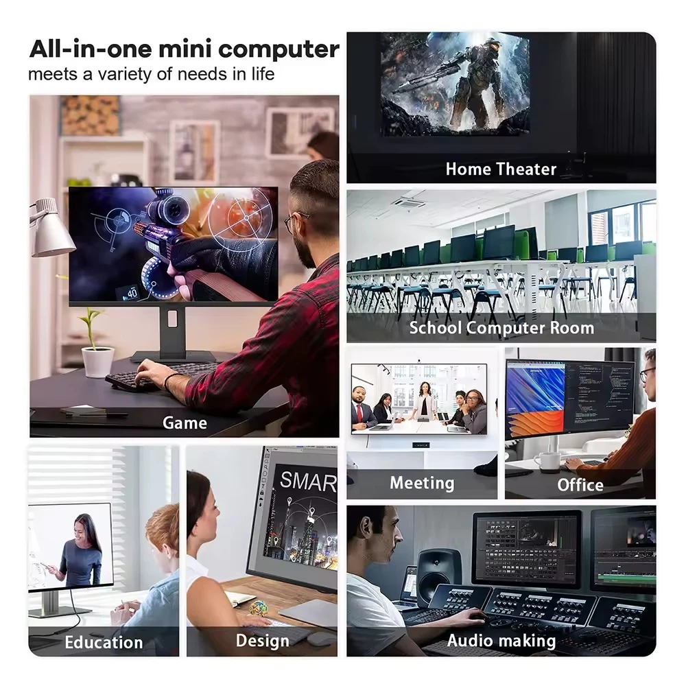 【Brand New Original】Portable Mini PC Windows 11 Intel Core i9 8950HK ...