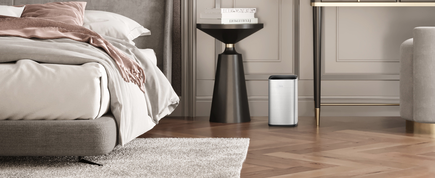 EKO Open Top Dustbin with Removable Inner Basket Tong Sampah, Square ...