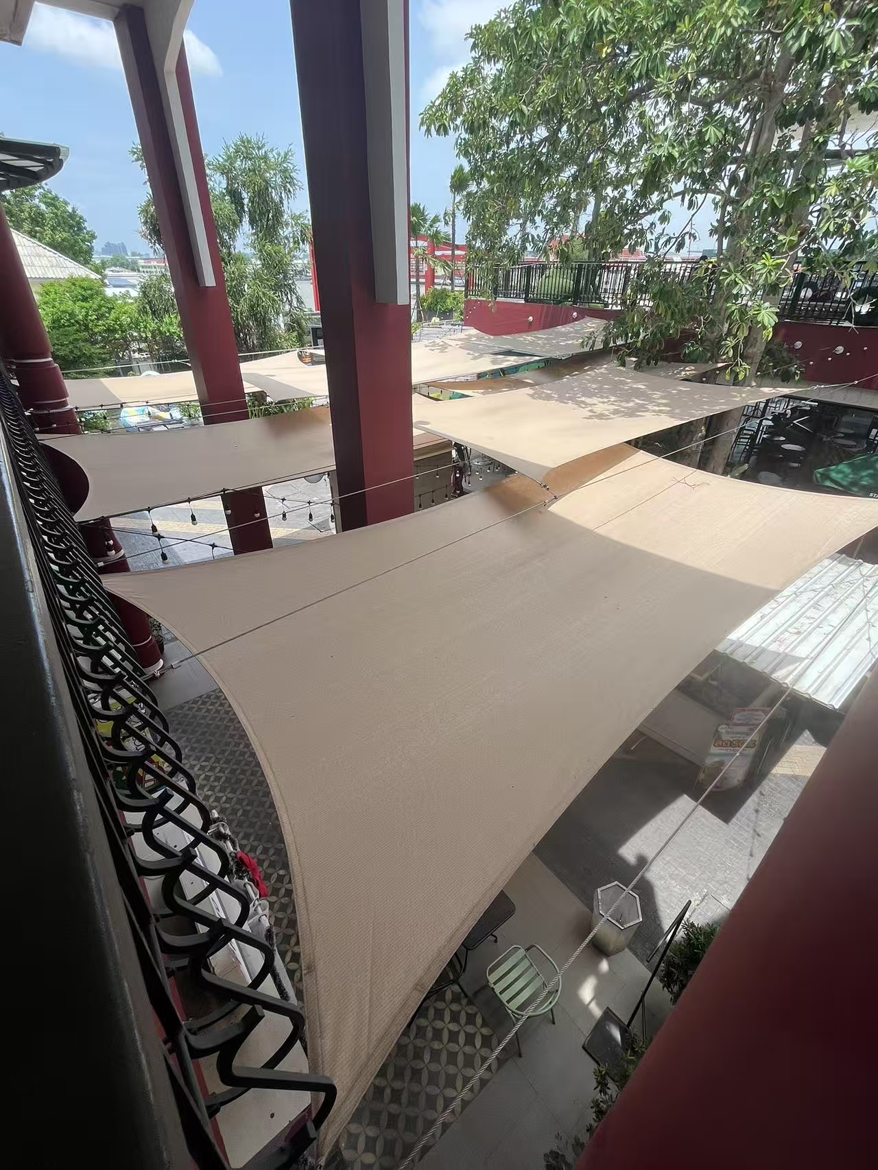 （Arc edge）600D Waterproof Sun Shade Sail Canvas Canopy Outdoor Triangle ...
