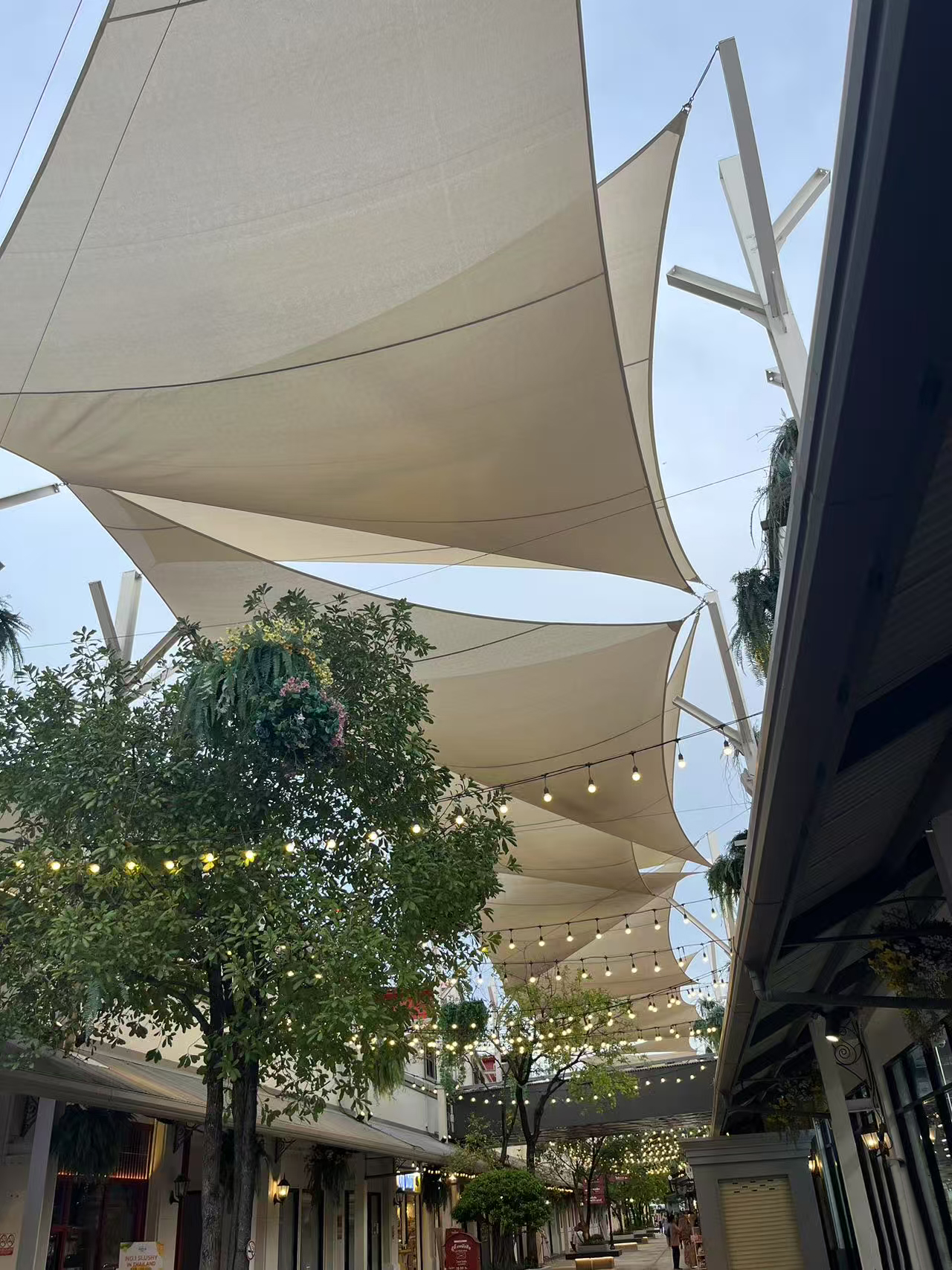 （Arc edge）600D Waterproof Sun Shade Sail Canvas Canopy Outdoor Triangle ...