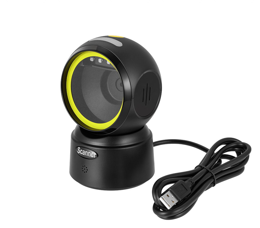 2D Desktop Barcode Scanner 1D/2D Code USB Plug and Play Support for ...