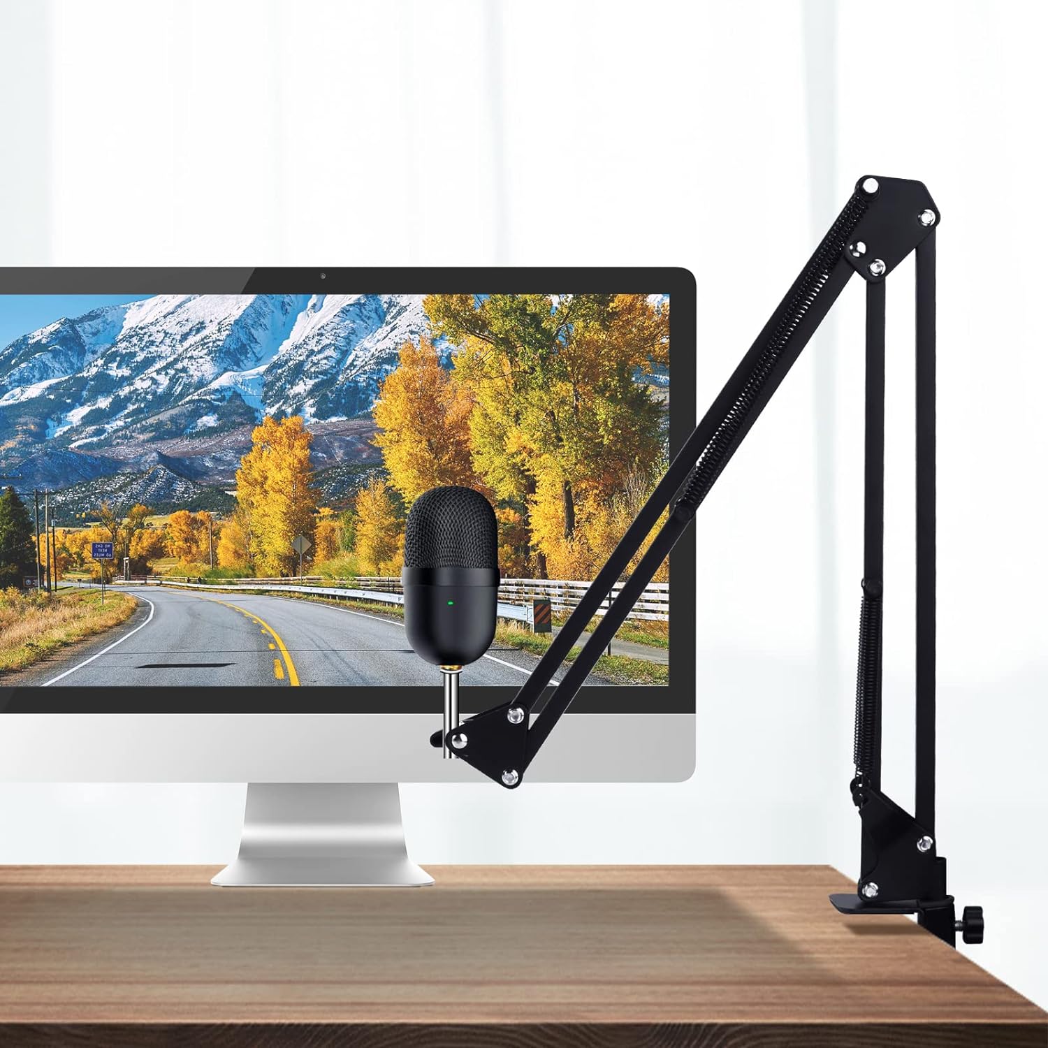 For Razer seiren mini mic boom arm, Mic desk stand Compatible with ...