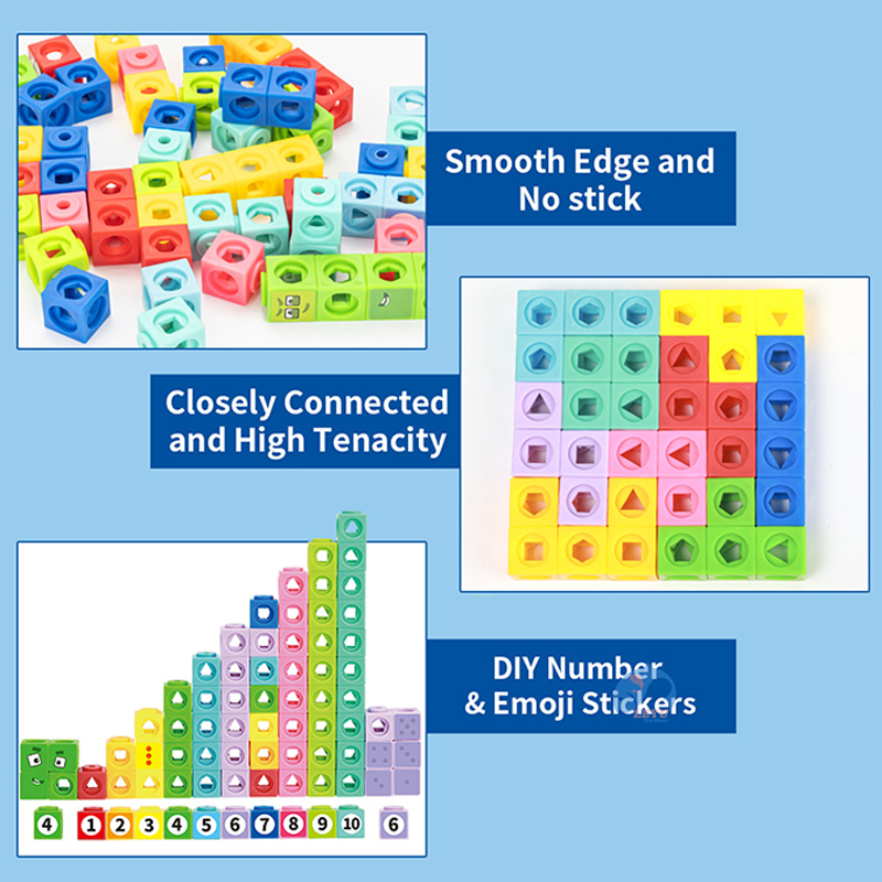 Numberblocks Didactic Set Math Cube Early Learning Toys Puzzle Building ...