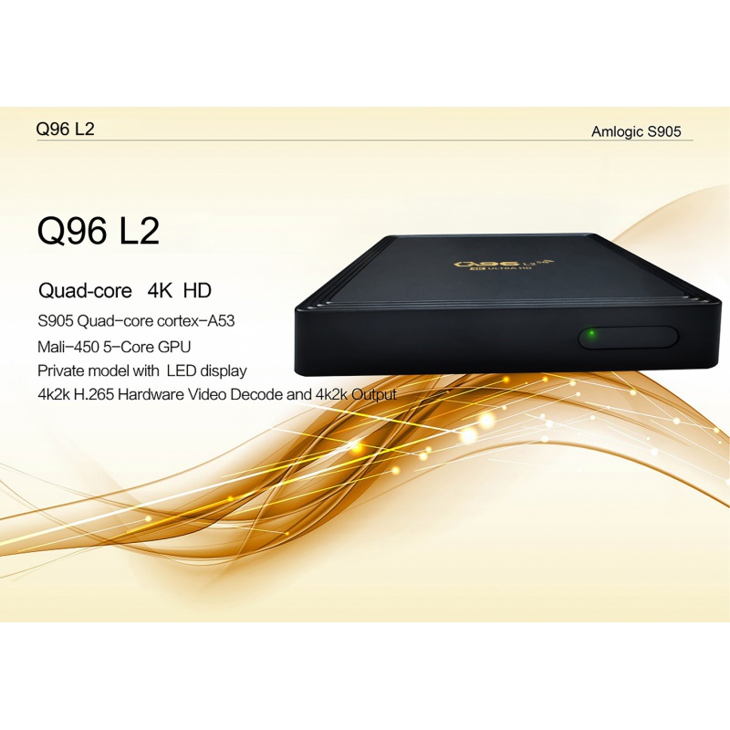 Q96 L2 Smart TV Android Magic Box 2.4GHz 5G WIFI 16+256GB 4K Ultra High Definition ...