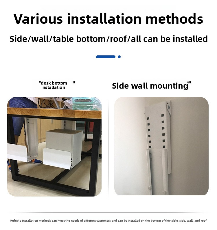 【immediate delivery】Chassis Bracket Easy Set-Up Under Desk/Wall Cpu ...