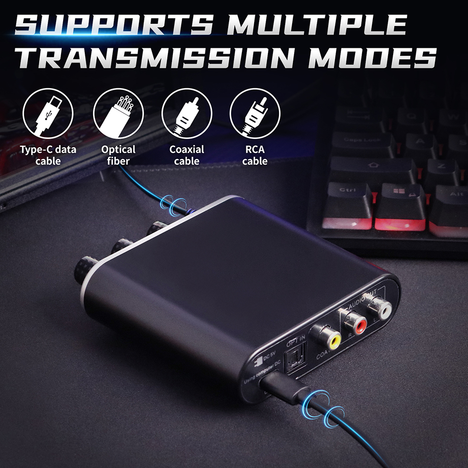 XTUGA PH-3 Game Sound Card Mini Stereo DAC Amplifier External Audio ...