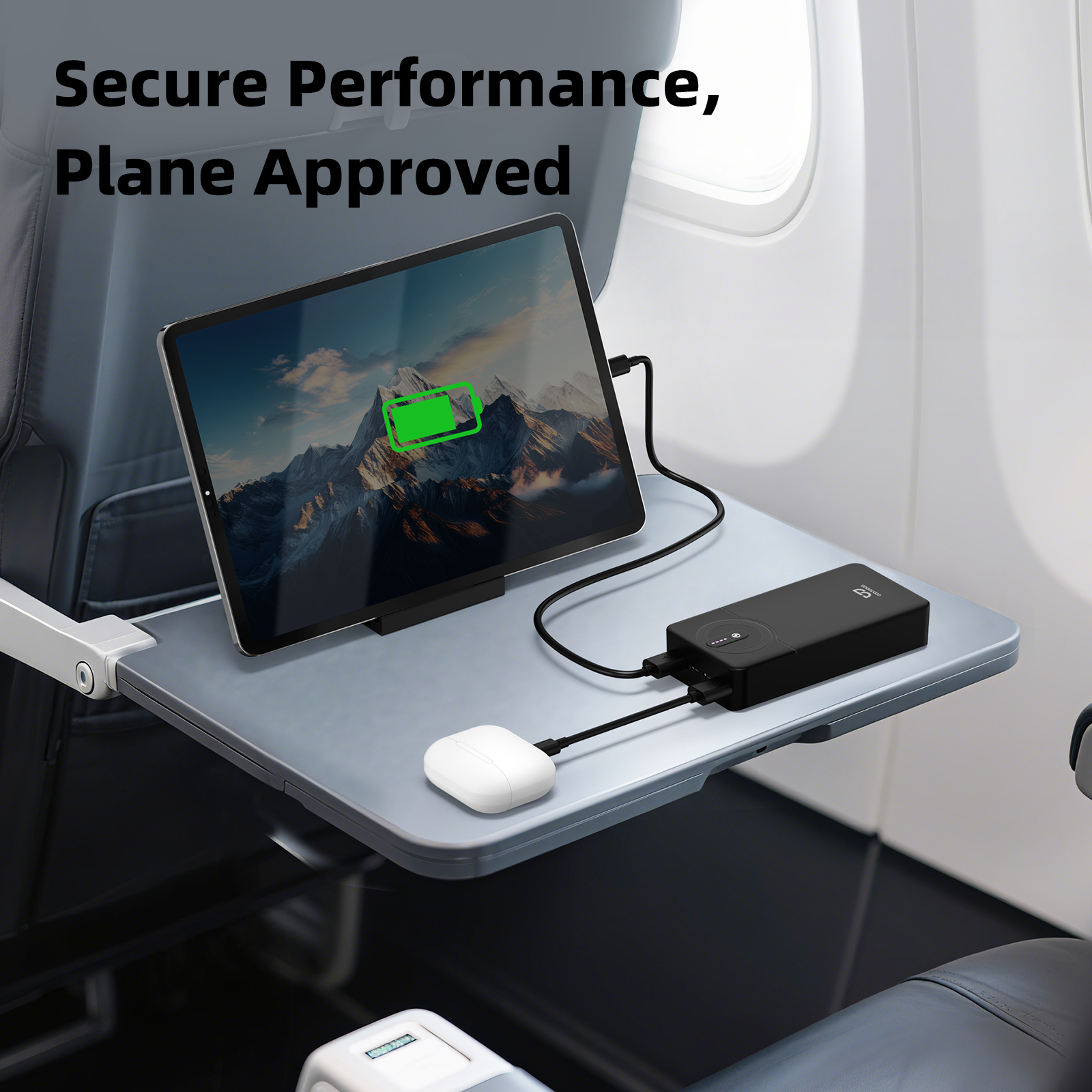 GOOJODOQ 20000mAh Power Bank Fast Charging USB Charging Portable LED ...