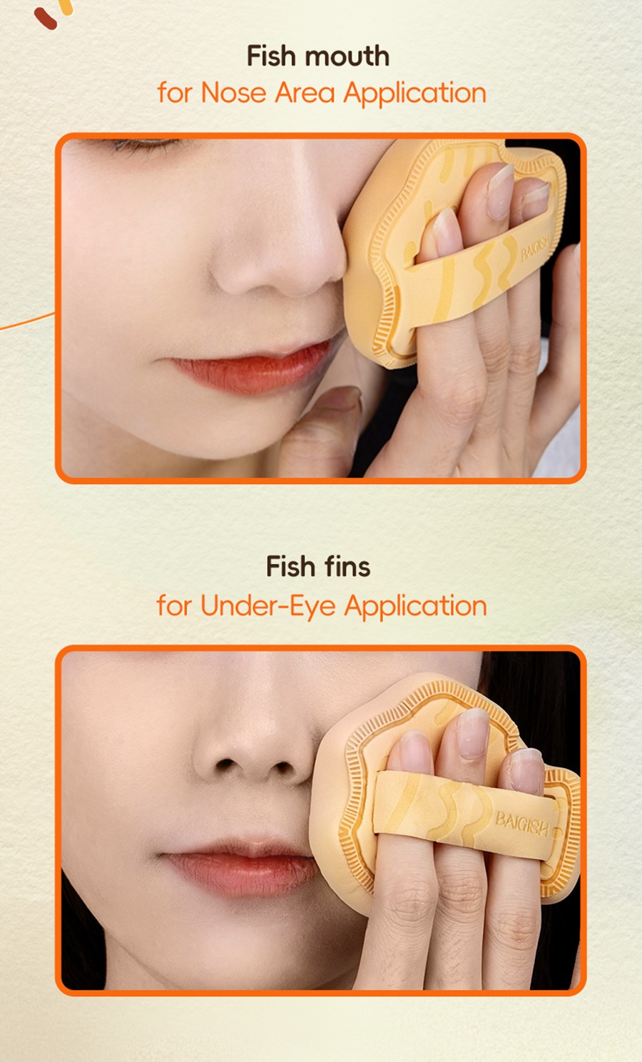 Lishu Taiyaki Marshmallow Makeup Puff Soft Air Cushion Cosmetic Puff ...