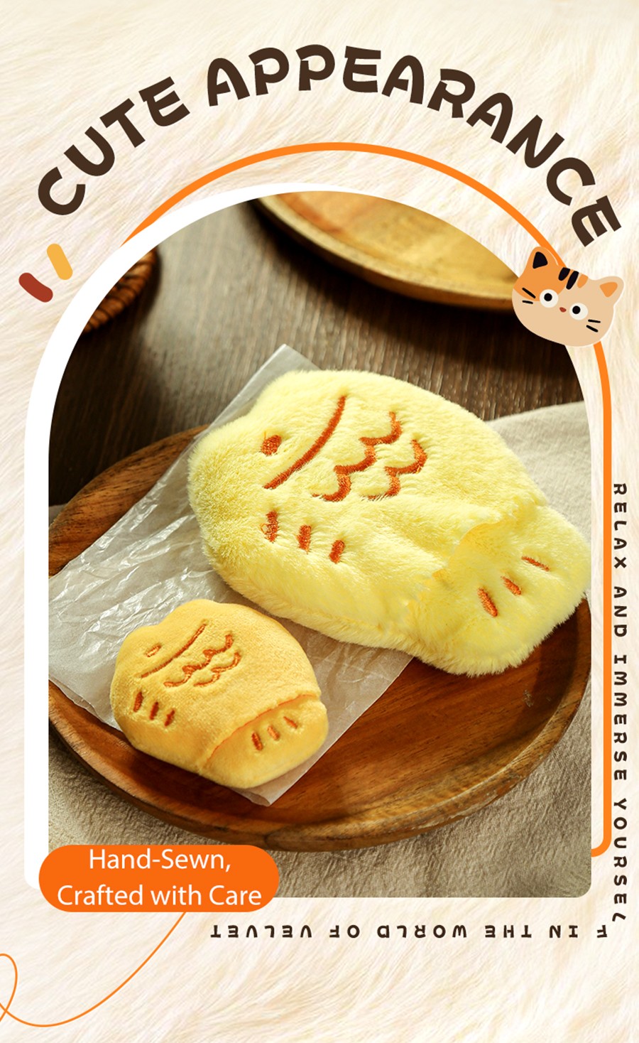 Lishu Taiyaki Marshmallow Makeup Puff Soft Air Cushion Cosmetic Puff ...
