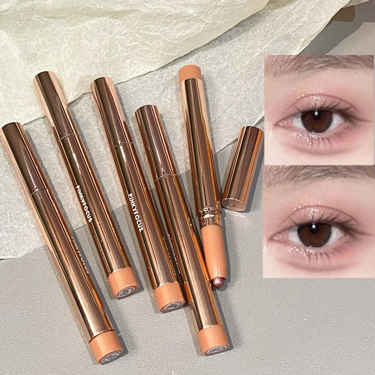 New Micro Flash 3D Eye Shadow Pen, pearl shimmer, enhances eye contour ...