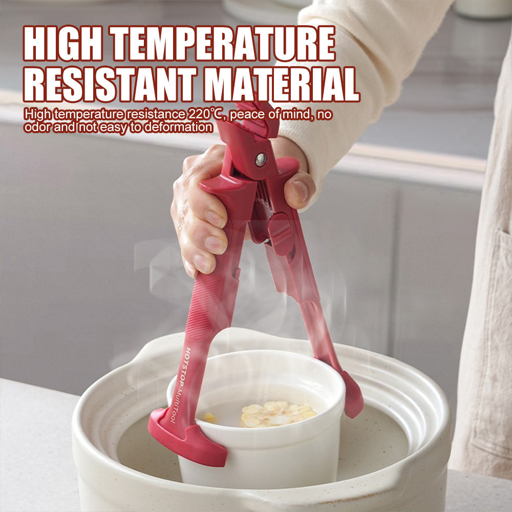 Kitchen Bowl Clip Anti-scalding Silicone Bowl & Plate Claw Gripper ...