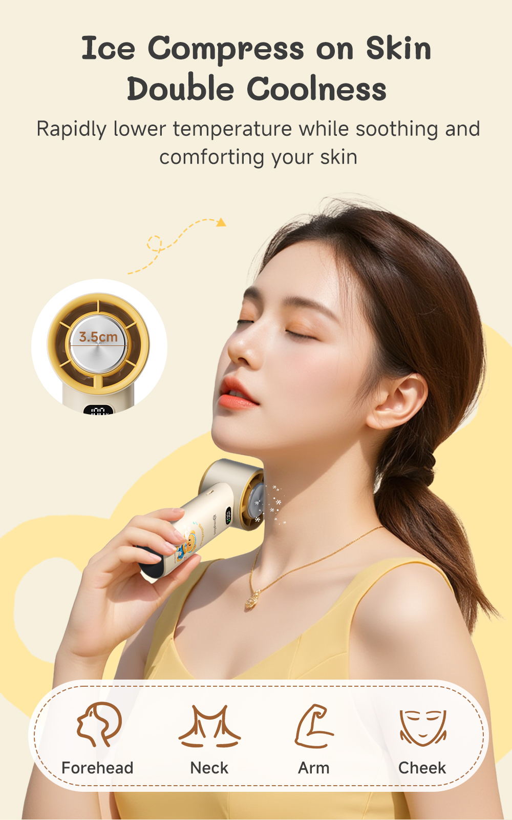 Simplus x Butterbear Portable Fan | Mini Handheld Fan | 100 Speed ...