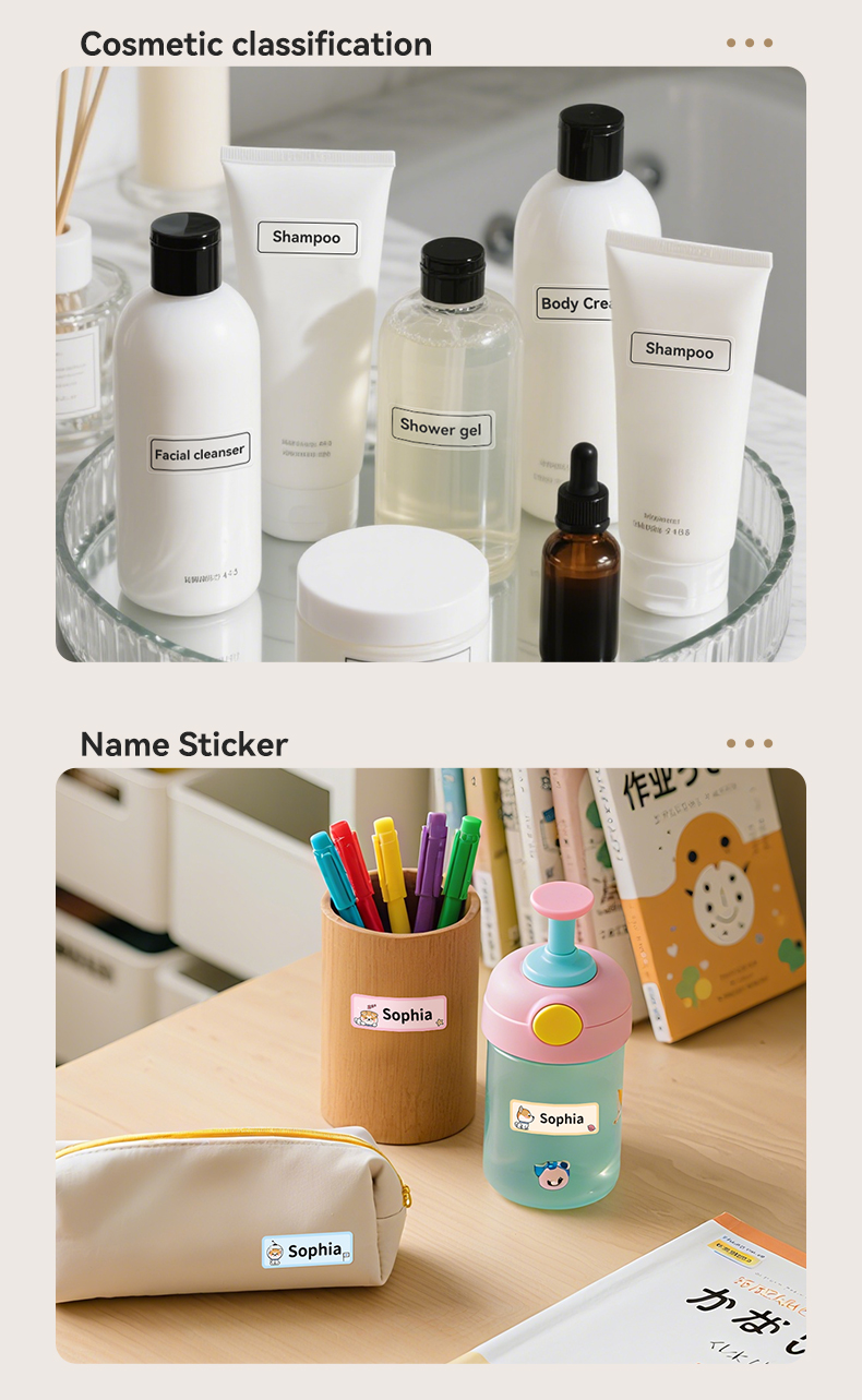 Niimbot D110 Label Printer Portable Sticker Printer Name Tag Printer ...