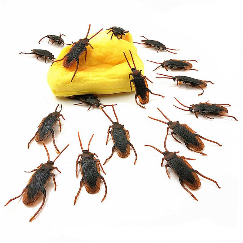 Lifelike Cockroaches Toy Halloween Gadget Gags Practical Jokes Toys ...