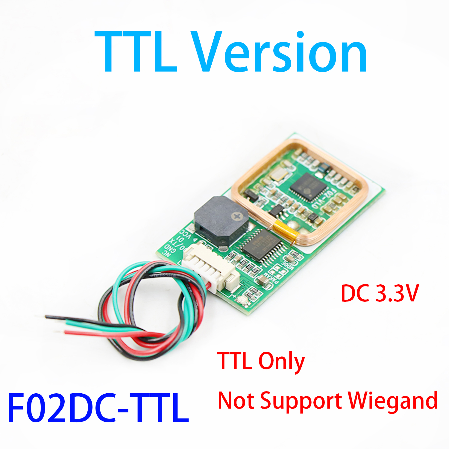 125Khz+13.56Mhz RFID Module TK4100 EM ID+IC M1 Dual Frequency Wiegand/TTL Reader Support ...