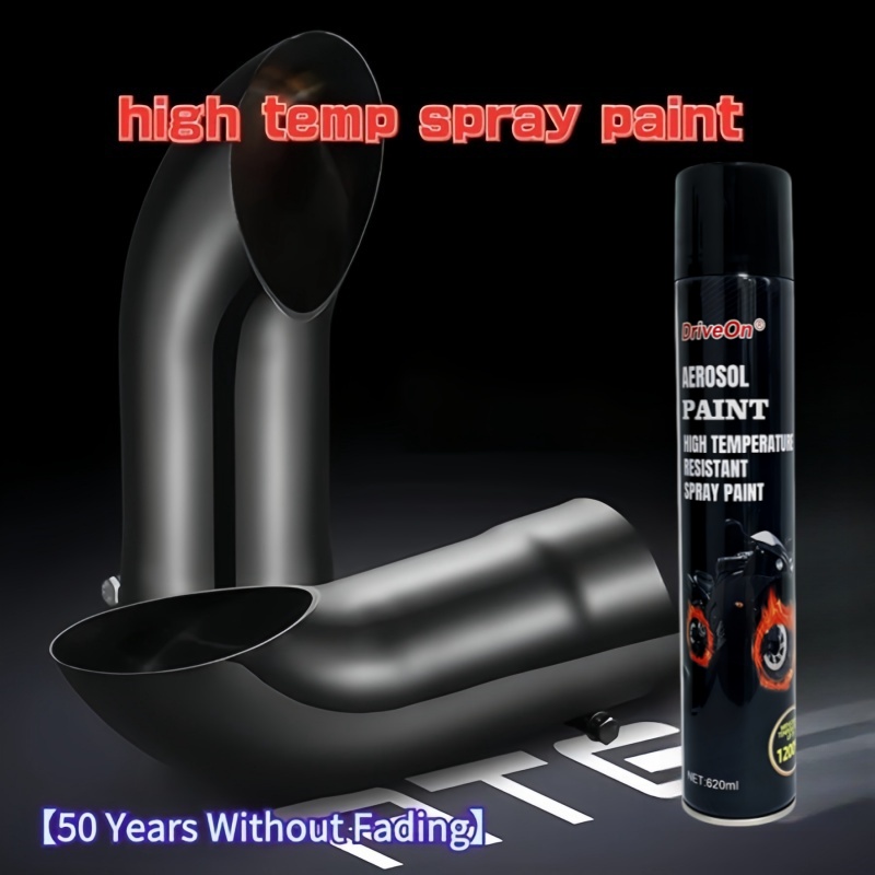 [BUY 1 TAKE 1] 620ML 1200°C high temperature spray paint Automobile Motorcycle exhaust pipe High ...