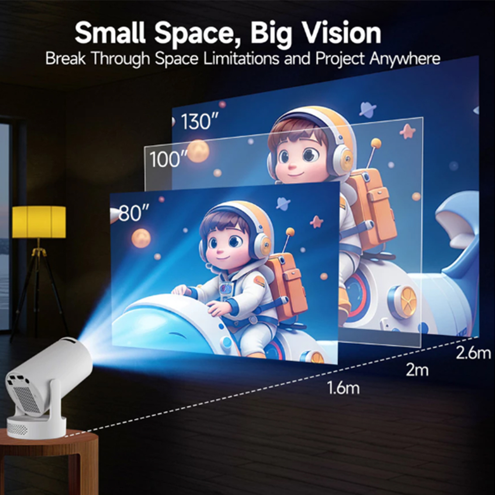 XGODY HY300 Gimbal 3S 4K Full HD 1080P 10000 Lumens Android 11 Mini ...