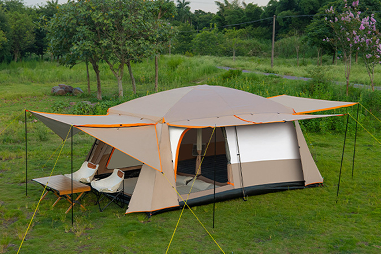 Mount peak Outdoor camping tent [waterproof cloth] khemah unta Camel ...