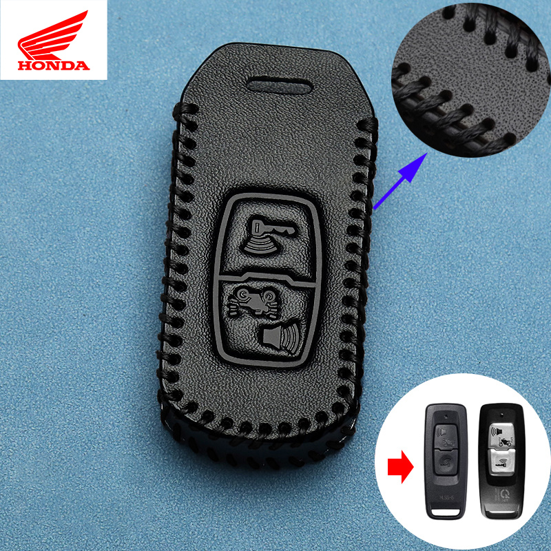 HONDA genuine leather motorcycle key case for Wave125 Click125i Giorno ...
