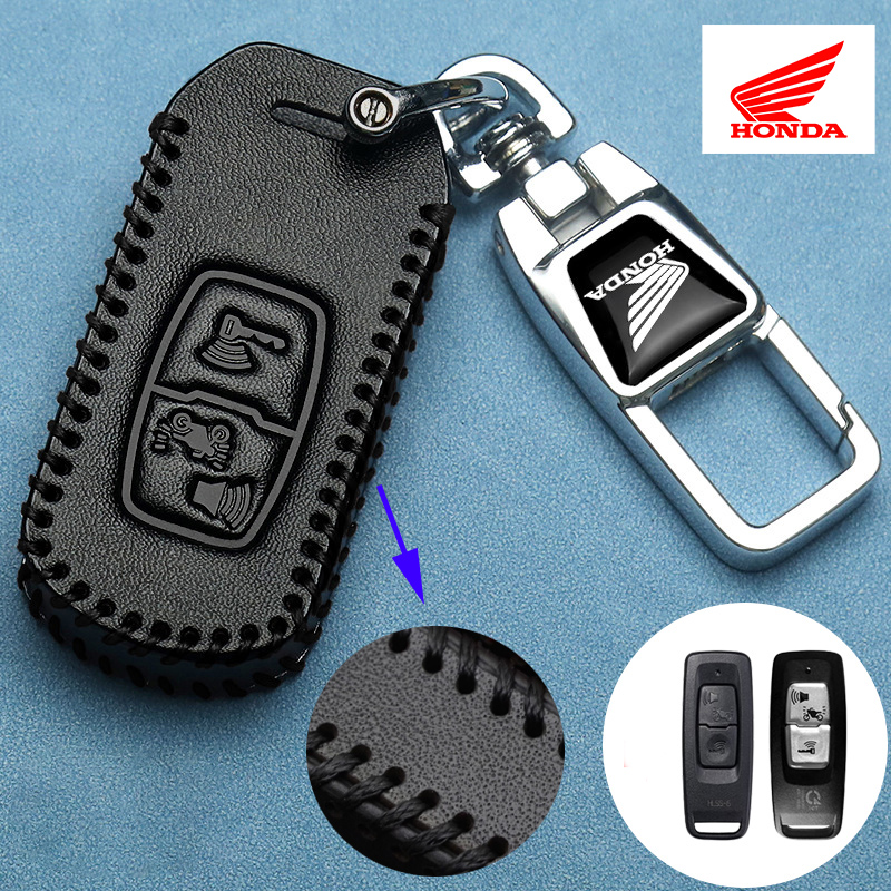 HONDA genuine leather motorcycle key case for Wave125 Click125i Giorno ...