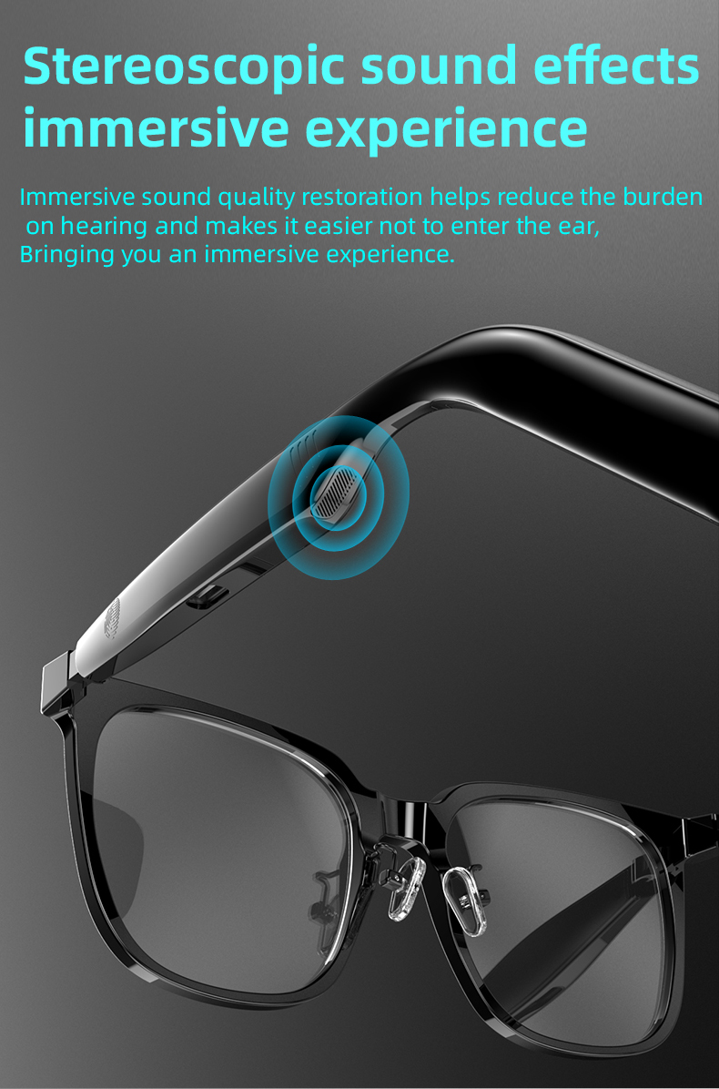 Polarized Sunglass + Clear Optical Lens Set Wireless Audio Touch ...