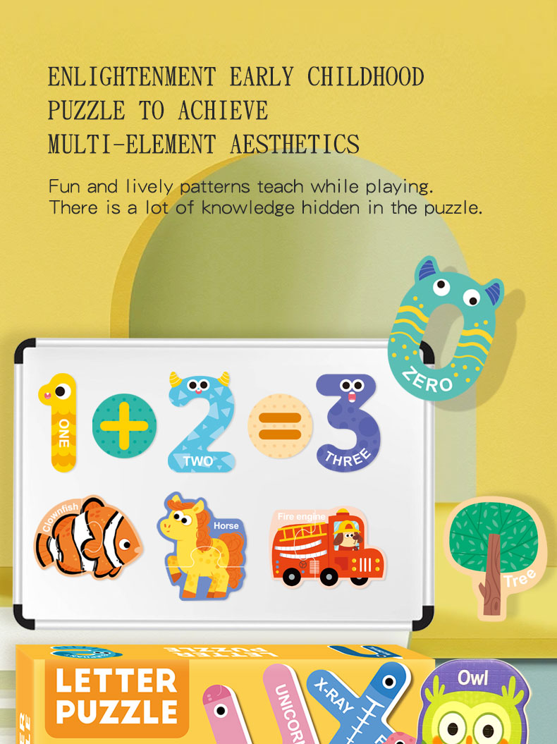 NIKO Magnetic Alphabet ABC Letters Puzzle Toys Early Educational Toys ...
