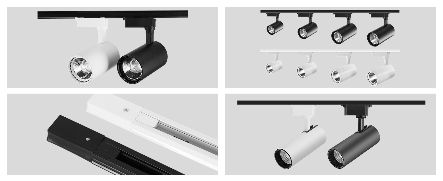 Led Track Light Ceiling Spotlights Indoor Track Lamp Rail Spot Lights ...