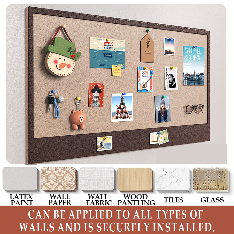 Decorative Bulletin Board Felt Photo Wall Pin Board Memo Board Home ...