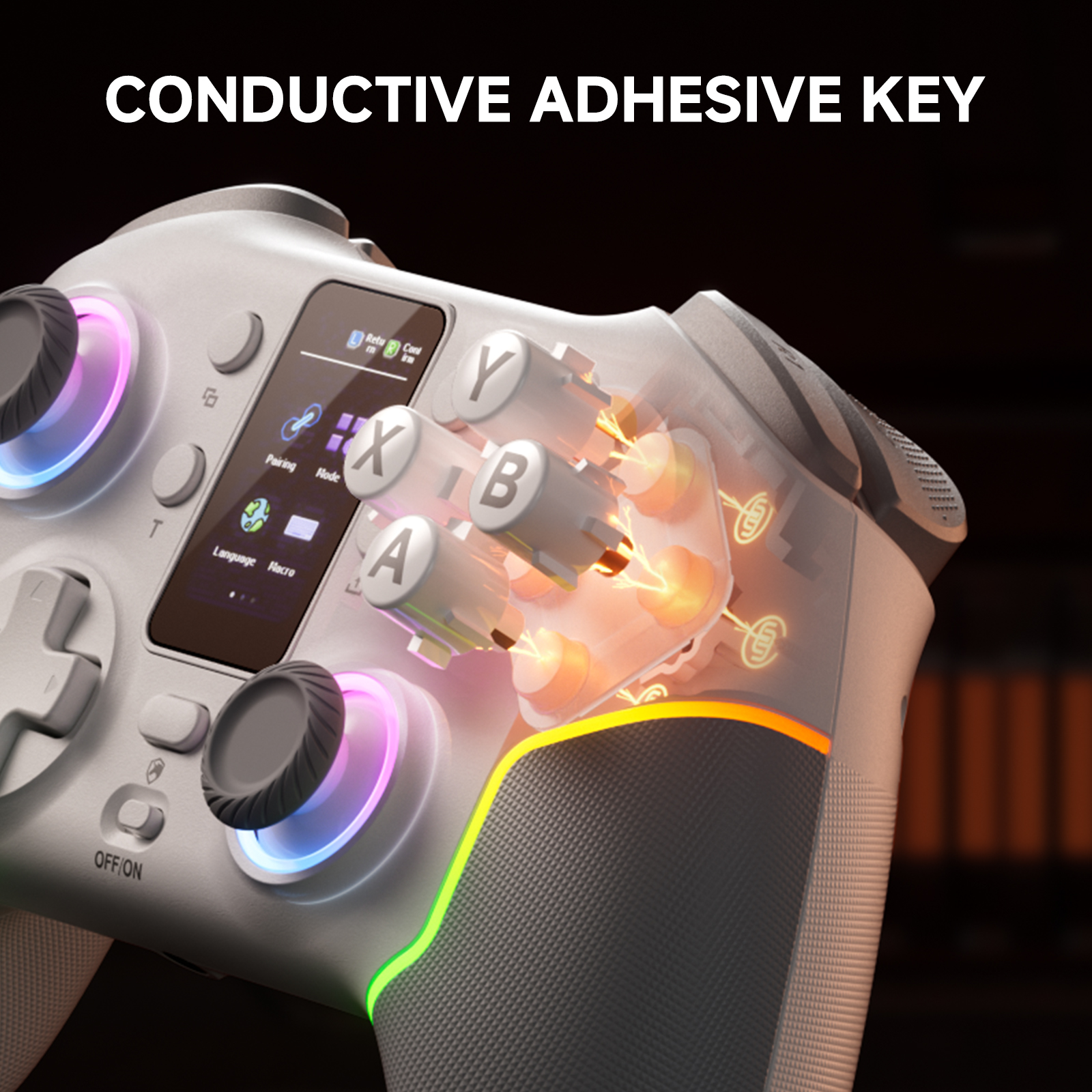 NYXI Phantom Smart White Game Controller Support PC Android iOS ...