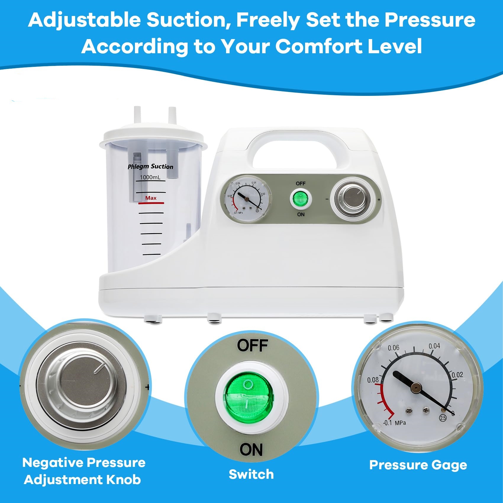 ⭐Local Warehouse+COD⭐ Electric Suction Machine for Home Use – Large ...
