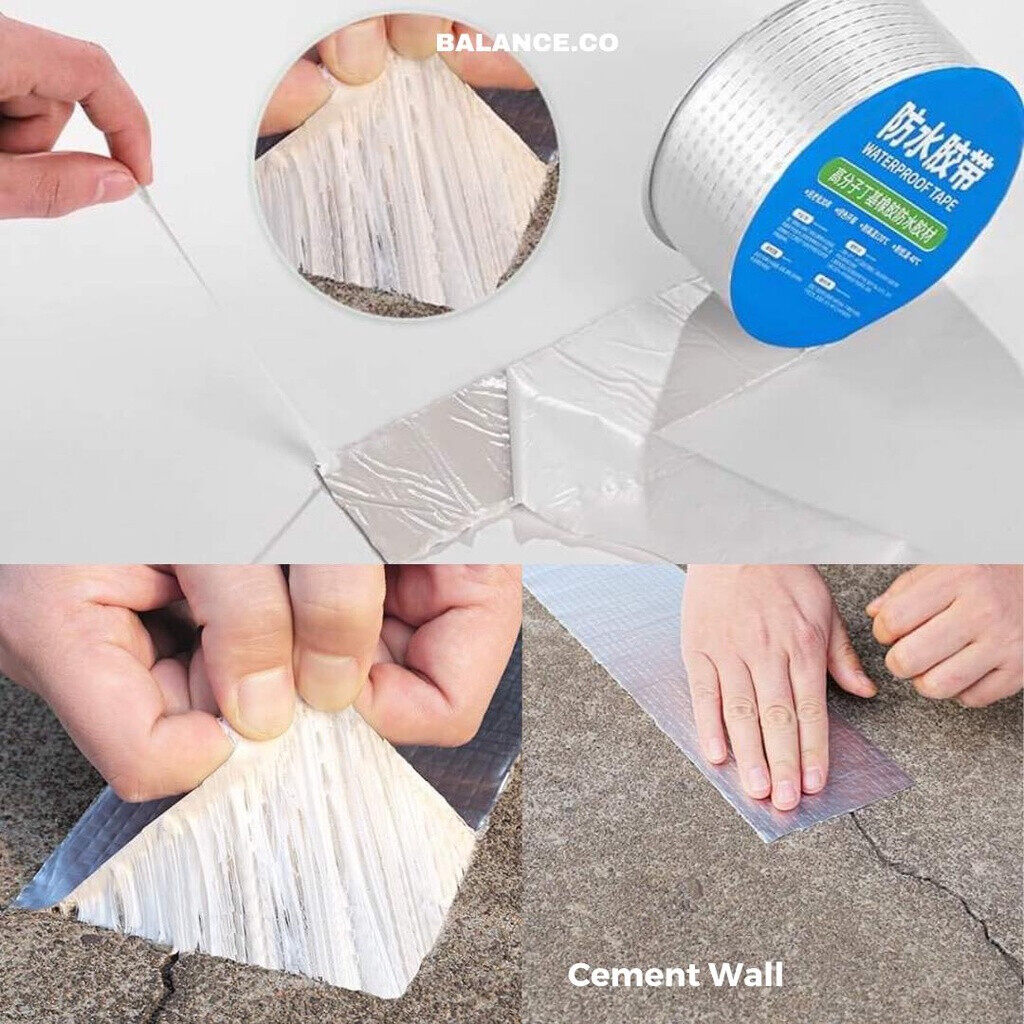 It won't fall off within100 years Waterproof tape anti leaking Thicker ...