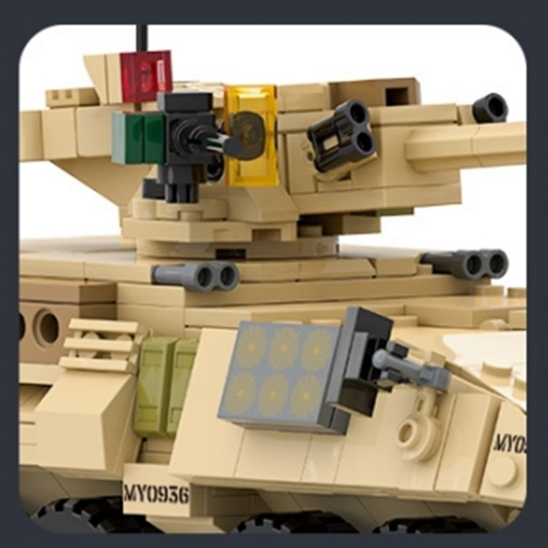 M1128 Armored Vehicle Building Blocks 458 Pcs WANGE Tank Bricks Toy Set ...