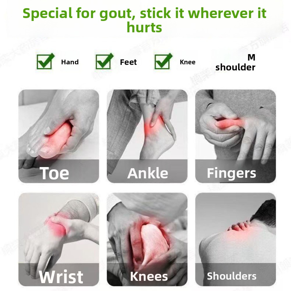 [COD][6pcs/box] Mitsui Gout patch Gout patch toe joint neckshoulder ...